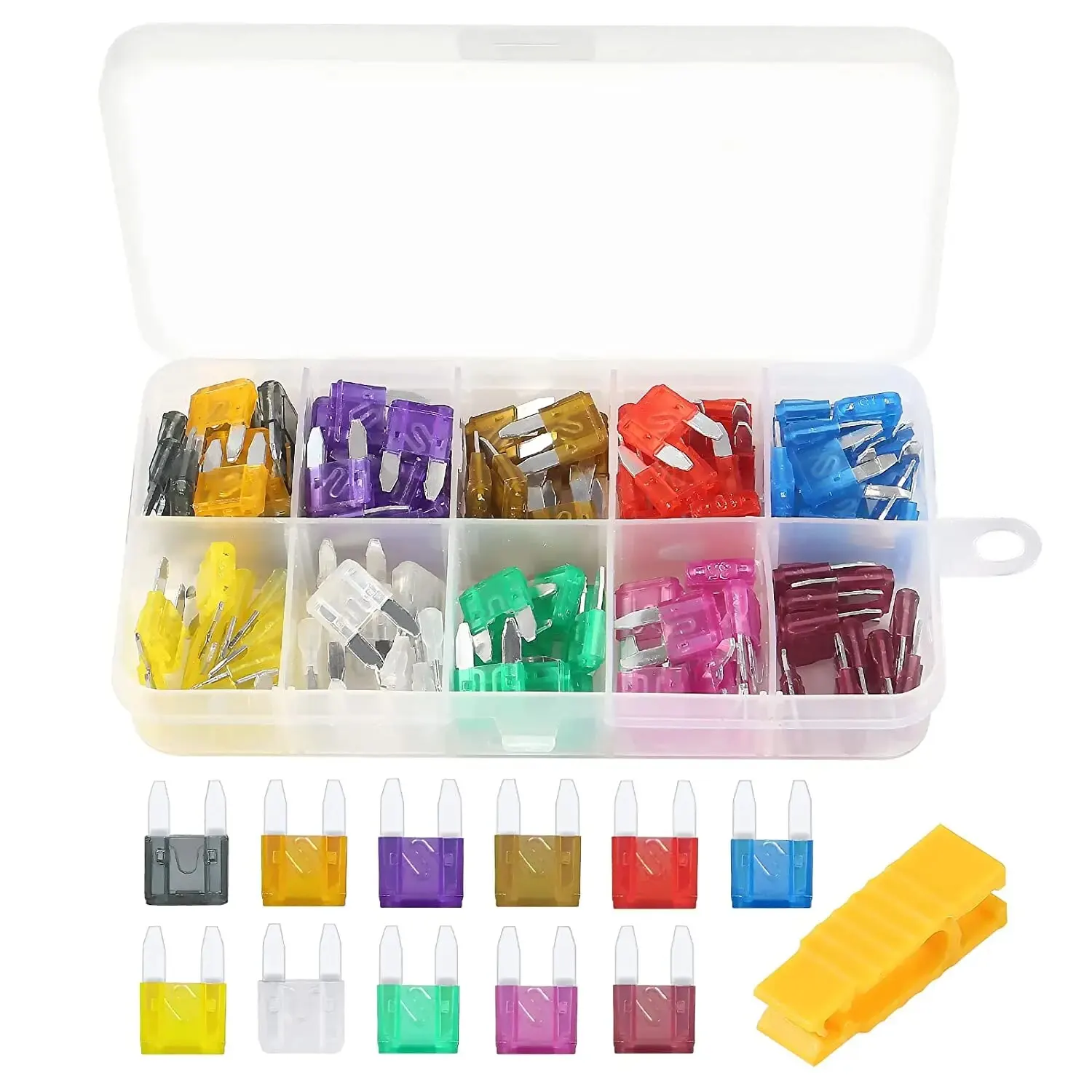 100-120pcs-Car-Blade-Fuses-Assortment-Kit-Automotive-Replacement-Fuses ...
