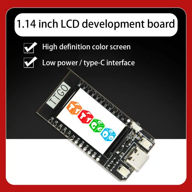 WiFi-LCD-Development-Board-ESP32-WiFi-Module-TTGO-T-Display-Wireless-WiFi-Module-4MB-16MB ...