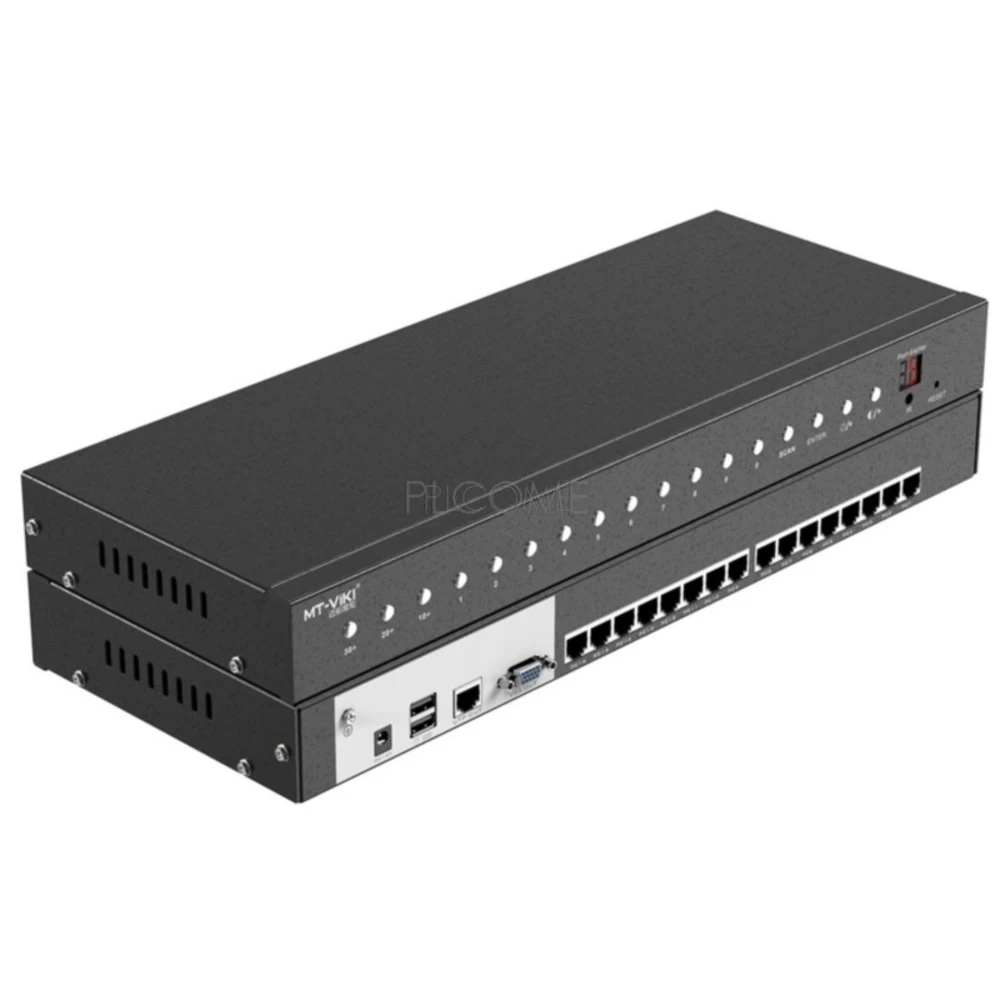 16x1-Ports-Rackmount-KVM-RJ45-Console-Switch-VGA-Cat6-OSD-Keyboard ...