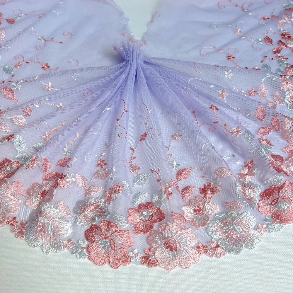 Tela-de-encaje-de-malla-bordada-Material-de-ropa-de-mu-eca-hecho-a-mano ...