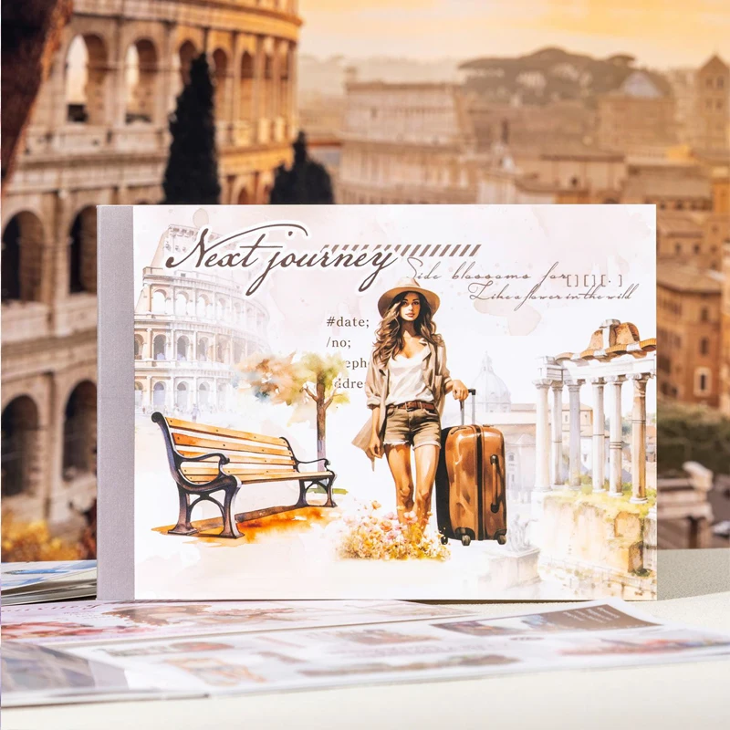 Libro-adhesivo-de-pel-cula-cortada-de-Doble-material-para-manualidades ...