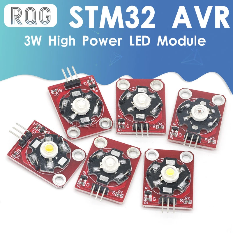 3W High Power LED Module Blue/Green/Purple/Red/White/Yellow LED with ...