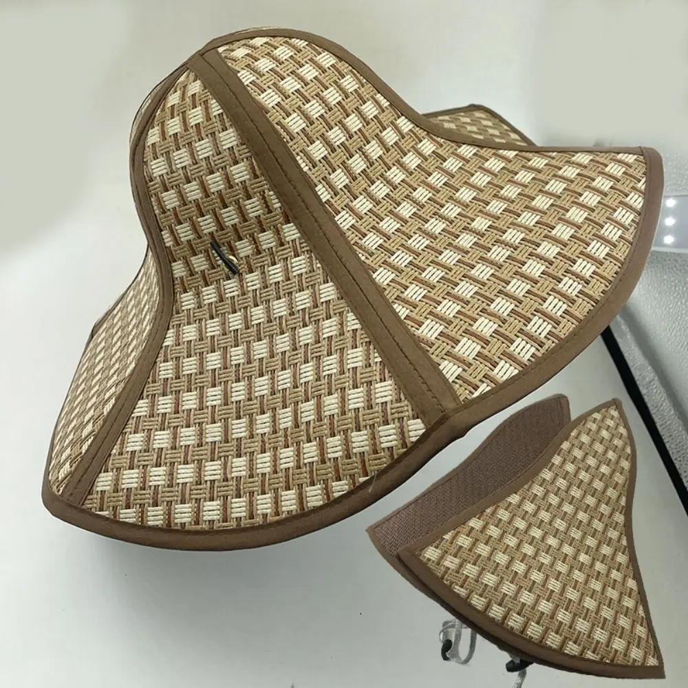 New-Summer-for-Women-s-Foldable-Straw-Hat-Fashion-Portable-Rattan-Anti ...