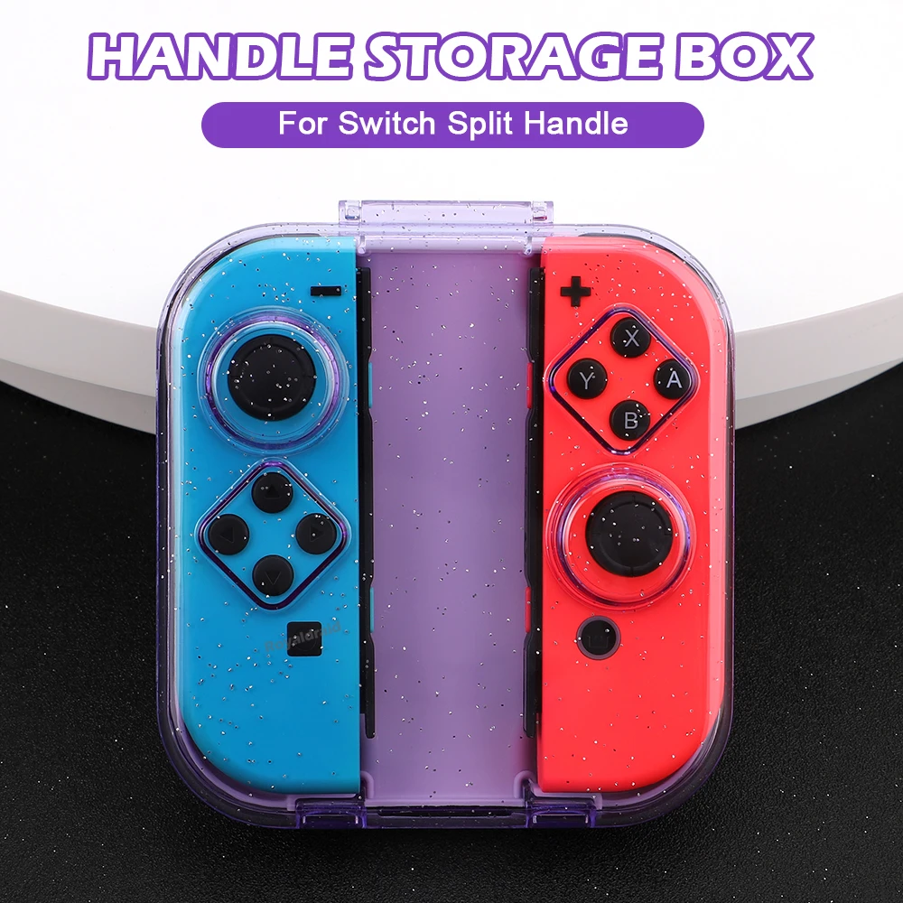 Transparent-Case-Handle-Storage-Box-For-NS-Switch-OLED-Joycons-Dust ...