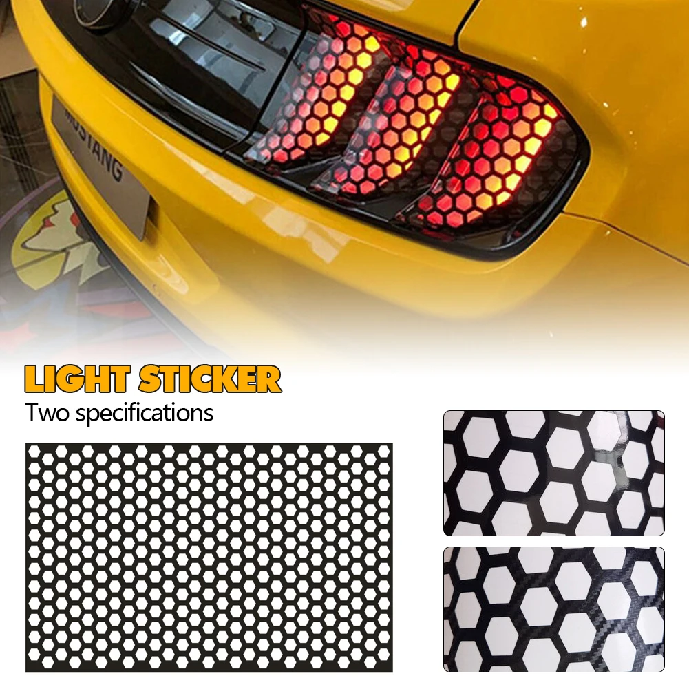 Car-DIY-Honeycomb-Sticker-Auto-Rear-Tail-Light-Lamp-Car ...