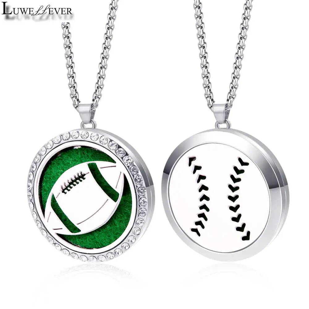 Alloy-Stainless-Steel-Football-Baseball-Air-Freshener-Perfume-Oil ...