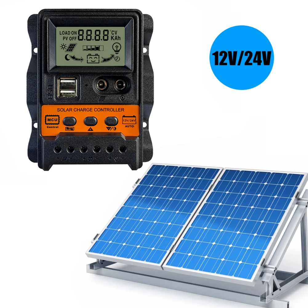 Solar Panels Charge Controller | Solar Power Charger Controller - Dual ...