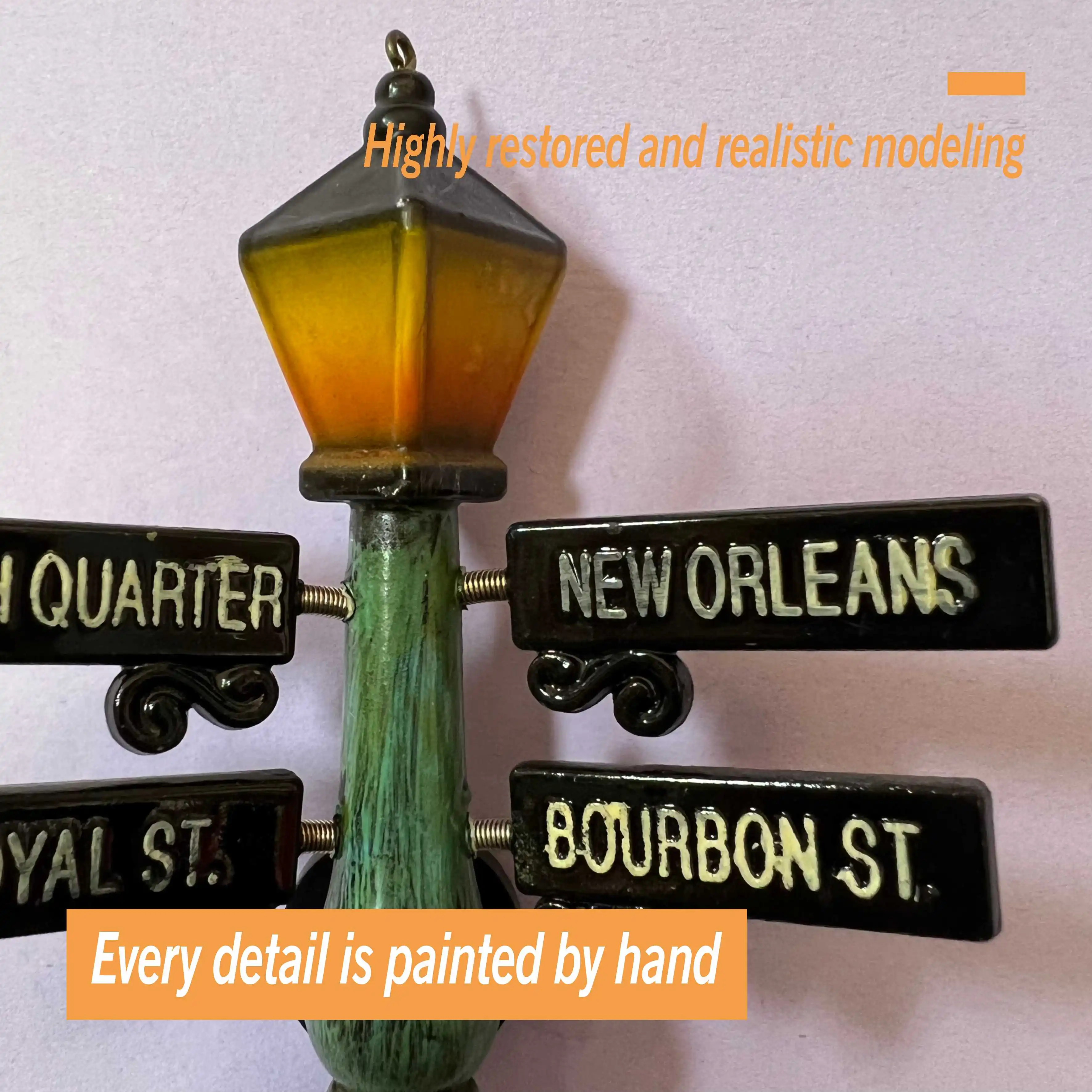 Bourbon Street Sign Lamp