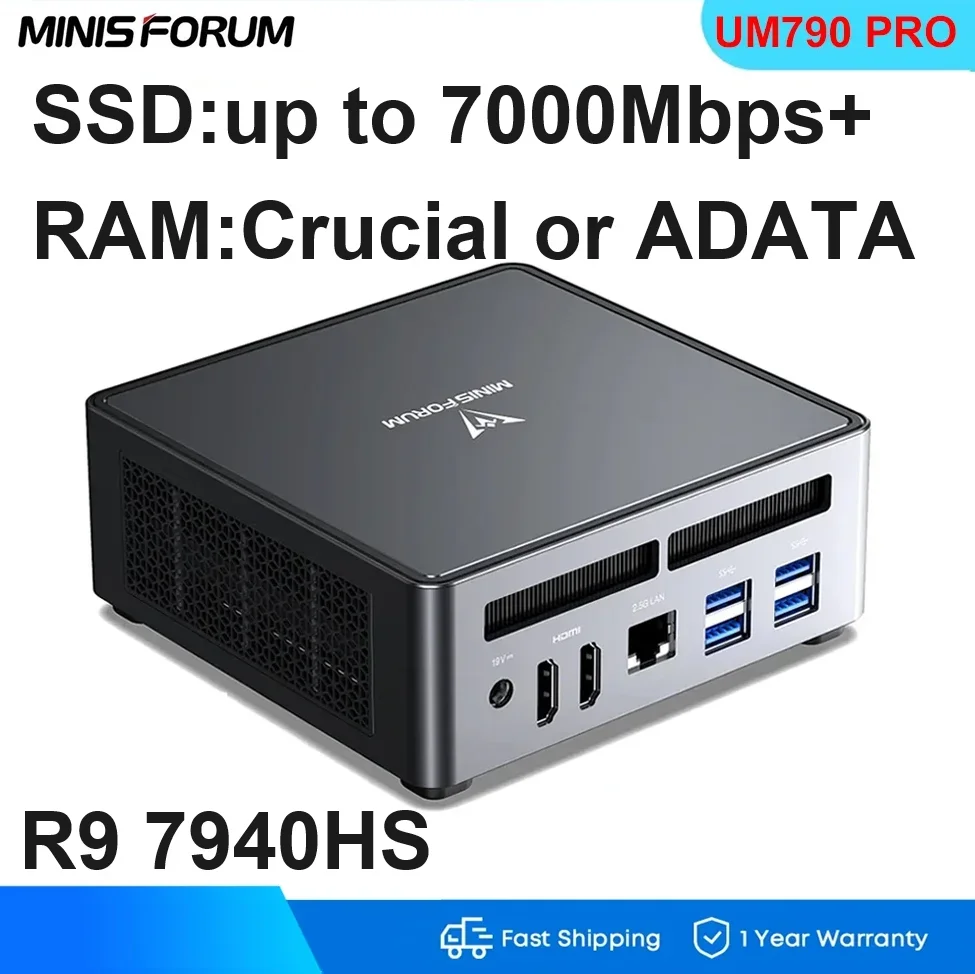 MINISFORUM-UM790-Pro-AMD-Ryzen-9-7940HS-Gaming-Mini-PC-2xDDR5-32GB-1TB ...