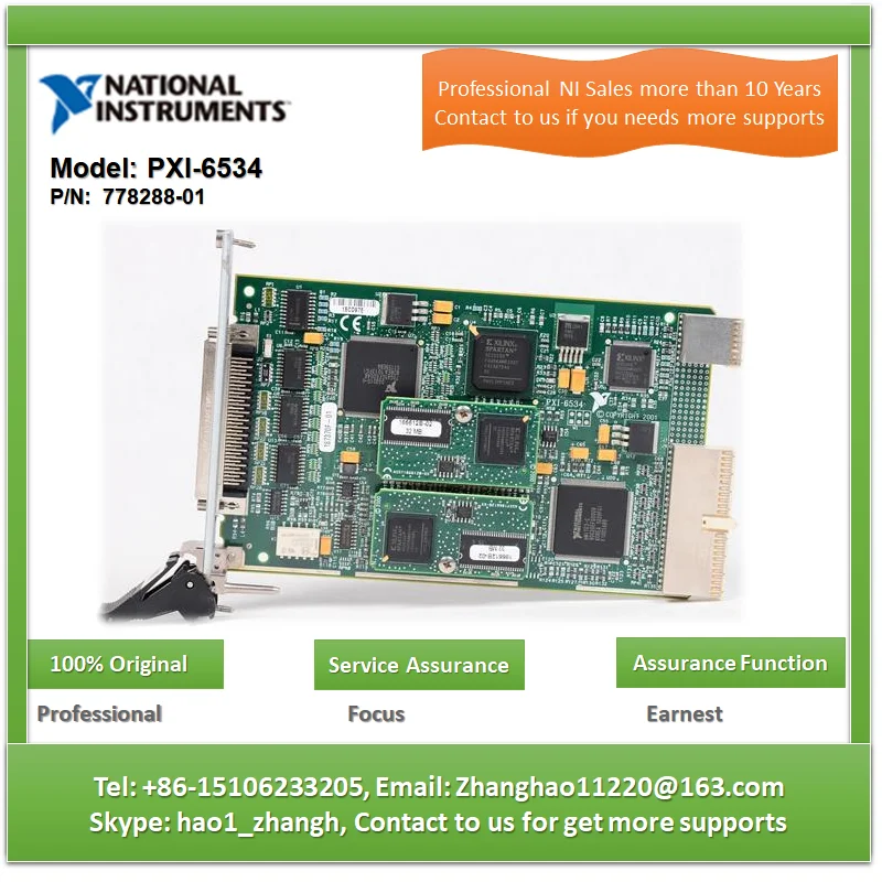 Ni Pxi-6534 32-bit Digital I/o Interface - Pc Hardware Cables ...