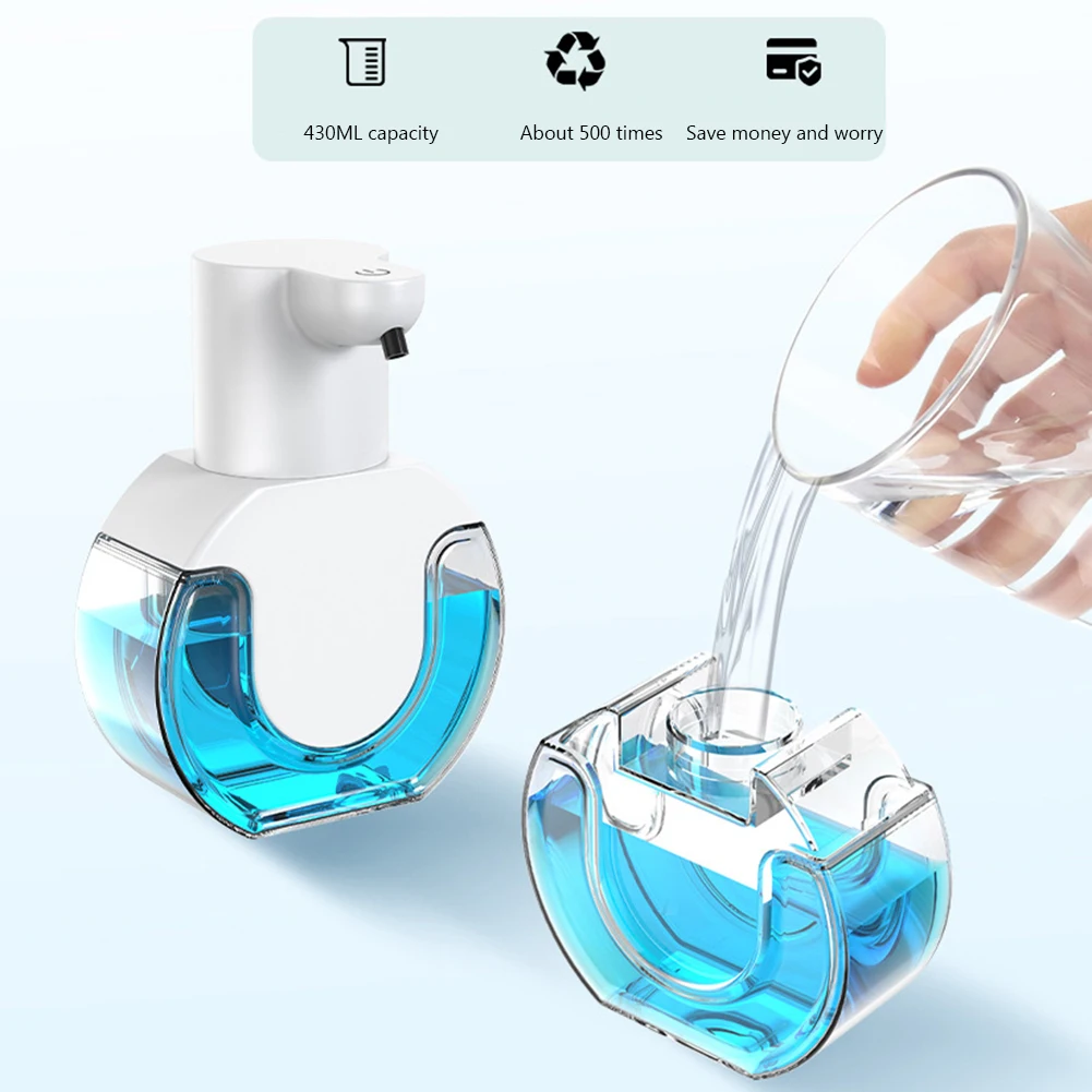 Induction-Soap-Dispenser-Wall-Mountable-Smart-Liquid-Soap-Dispenser-Auto-Touchless-Rechargable ...