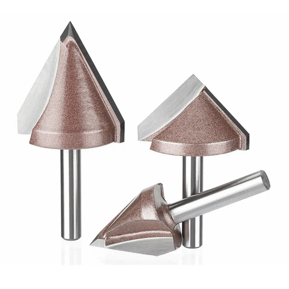 1Pcs-6mm-Shank-V-Bit-CNC-solid-carbide-end-mill-woodworking-milling ...