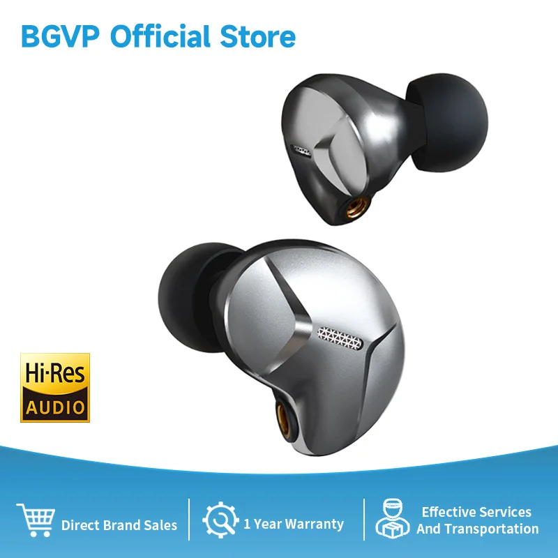 Bgvp Zero Static Headphones Hifi In-ear Moving-coil Earplugs Running ...