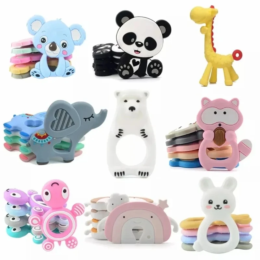Dropshipping Copilot - 1PC Silicone Giraffe Baby Teether Animal Newborn ...