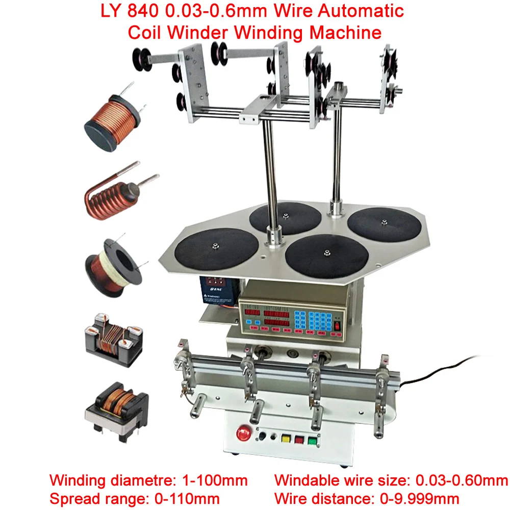 LY 840 0.03-0.6mm wire 4 axis width 110mm screw diameter 100mm High ...