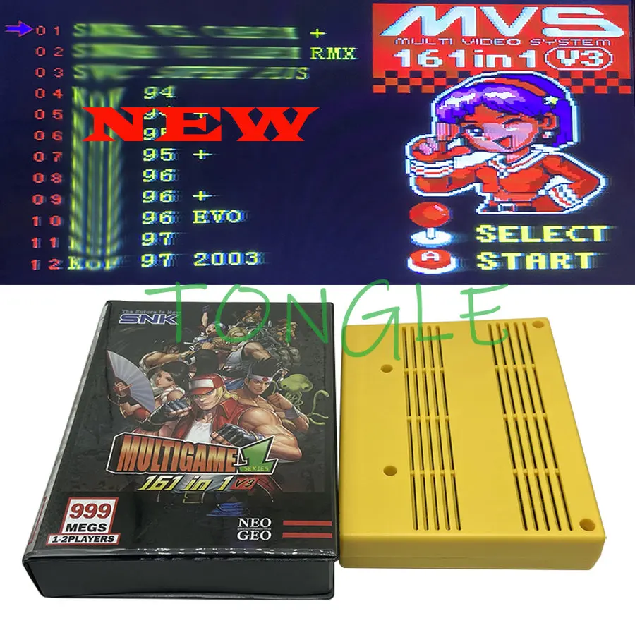 최신 SNK Neo Geo Mvs 161 in 1 레트로 게임 보드, JAMMA 카트리지 아케이드 업데이트 시리즈 버전 3| | - AliExpress