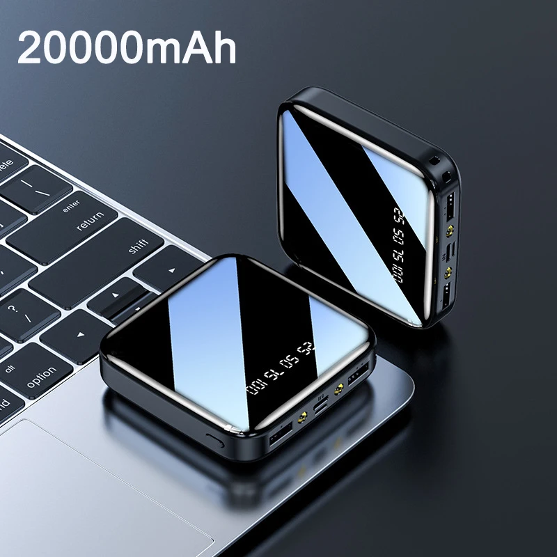 Mini Power Bank 20000mAh Portable Charging Poverbank Mobile Phone ...
