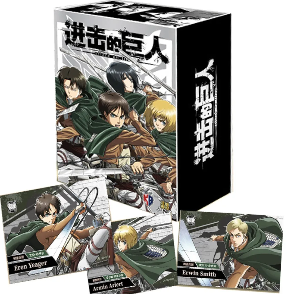 Original-Attack-on-Titan-Card-For-Children-Mikasa-Ackerman-Armin-Arlert ...