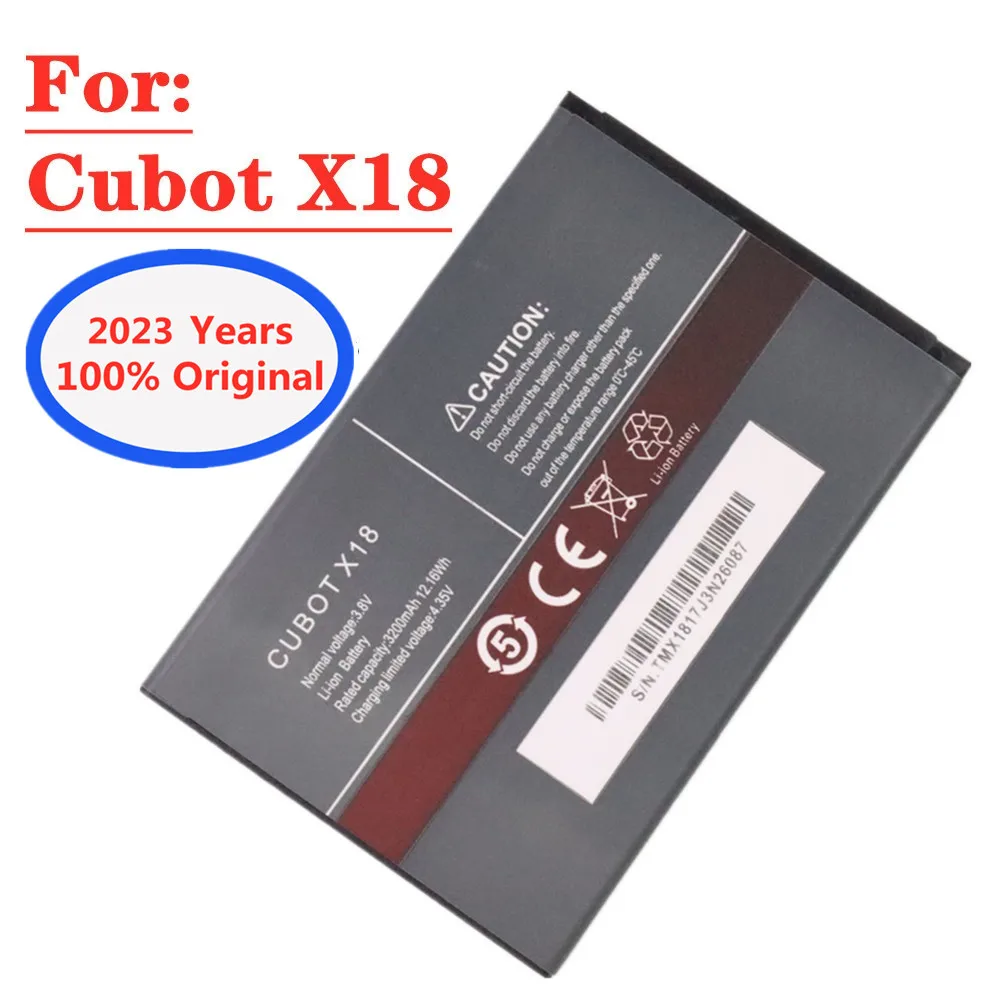 2023-Years-New-100-Original-Cubot-X18-Battery-3200mAh-For-Cubot-X18 ...