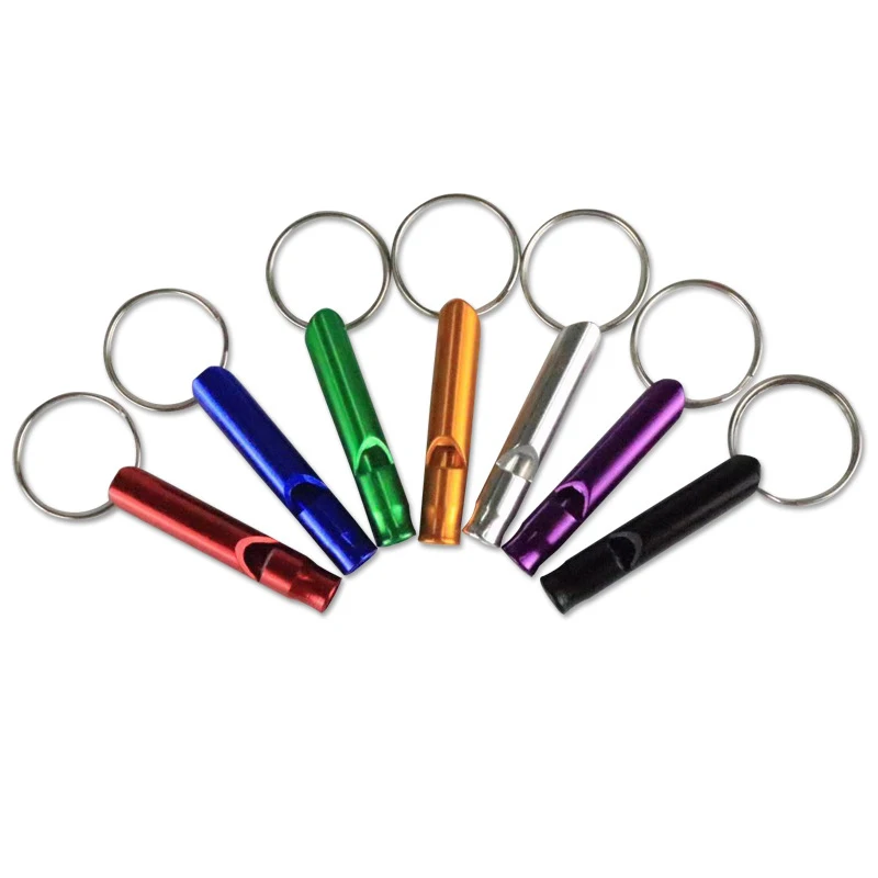2PCS-Outdoor-Portable-Mini-Whistle-Aluminous-Survival-Whistle ...