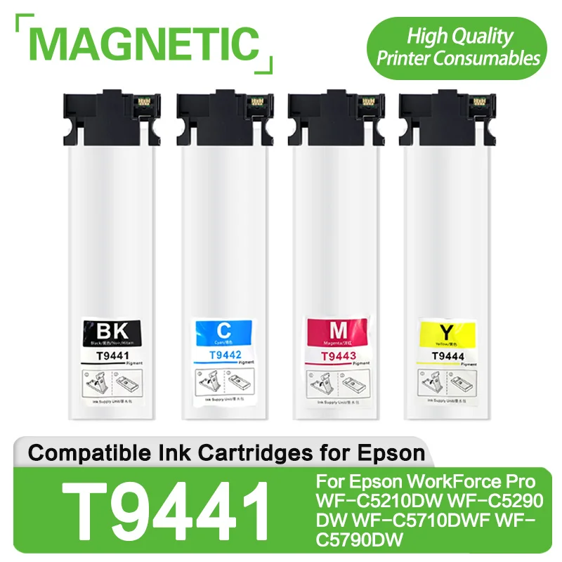 Cartuchos de tinta compatibles con Epson WorkForce Pro, WF C5210DW, WF ...