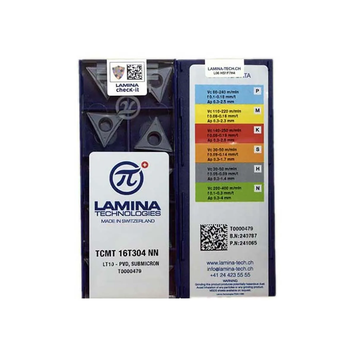 LAMINA-100-Original-TCMT-TCMT16T308-NN-LT1000-TCMT16T304-TCMT110208 ...