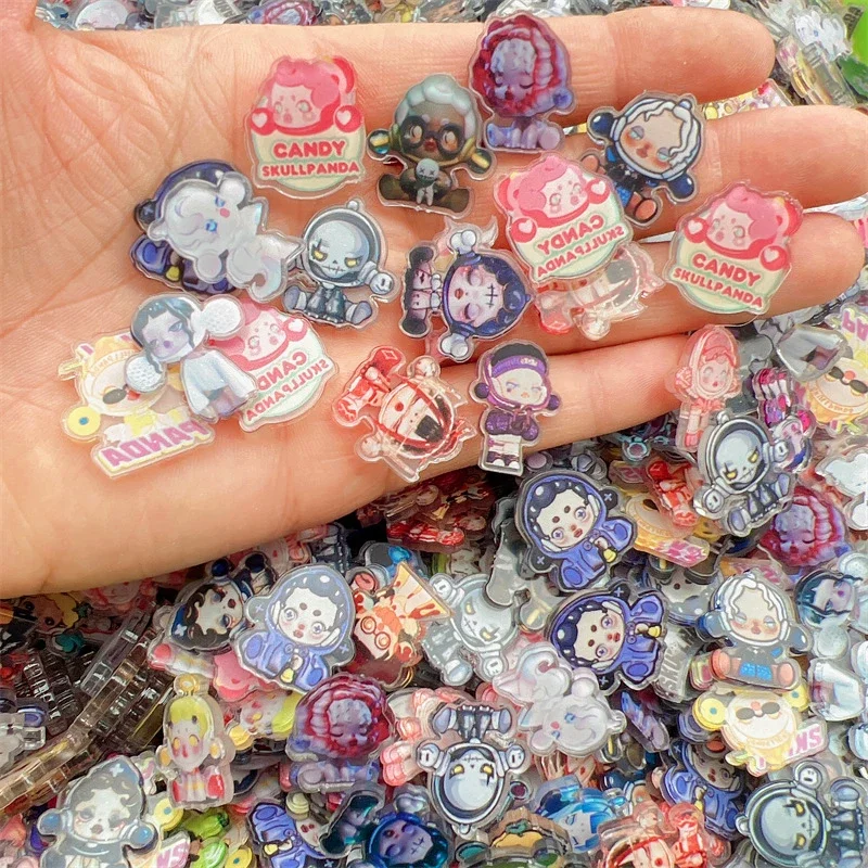 20mm-Mini-SKULLPANDA-DIY-Acrylic-Charm-Cartoon-Flatback-Double-Side ...
