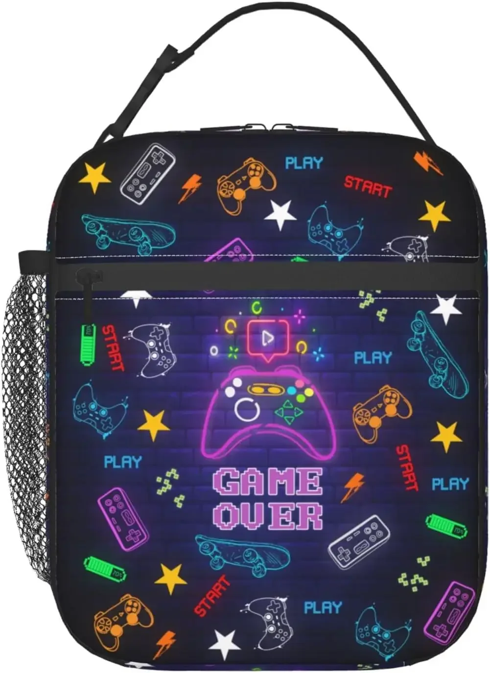 Game-Gamer-Lunch-Box-Lunch-Bags-Insulated-Leakproof-Lunch-Bag-for-Men ...