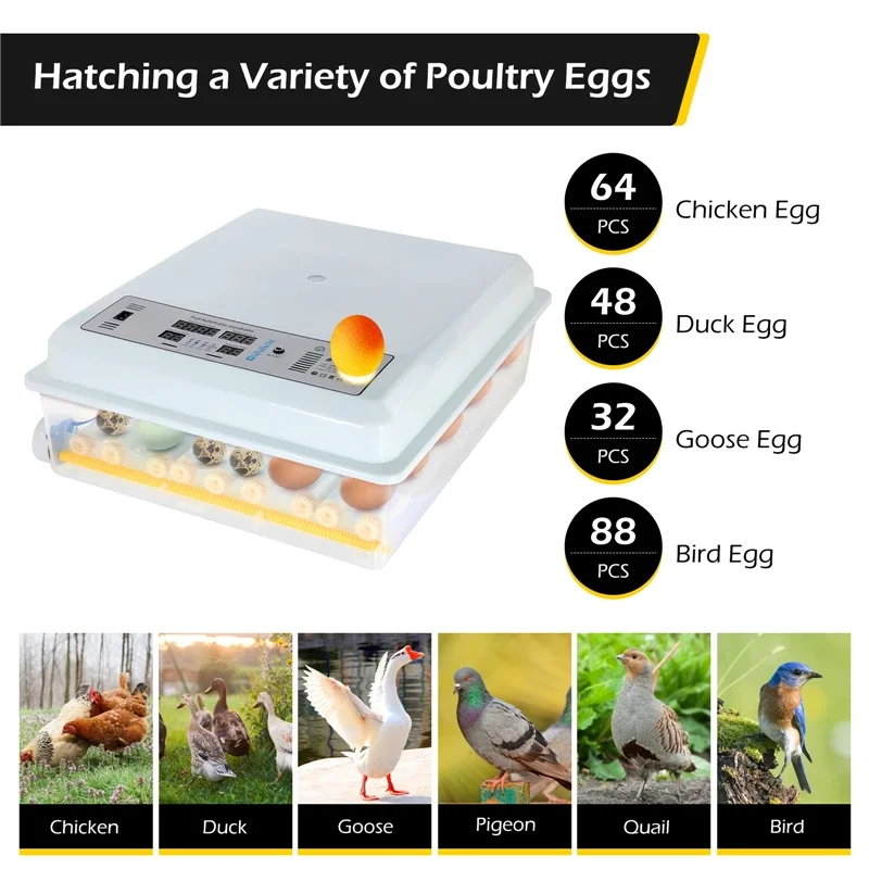 64pcs-Fully-Automatic-Intelligent-Incubator-Egg-Brooder-Farm-Incubation ...