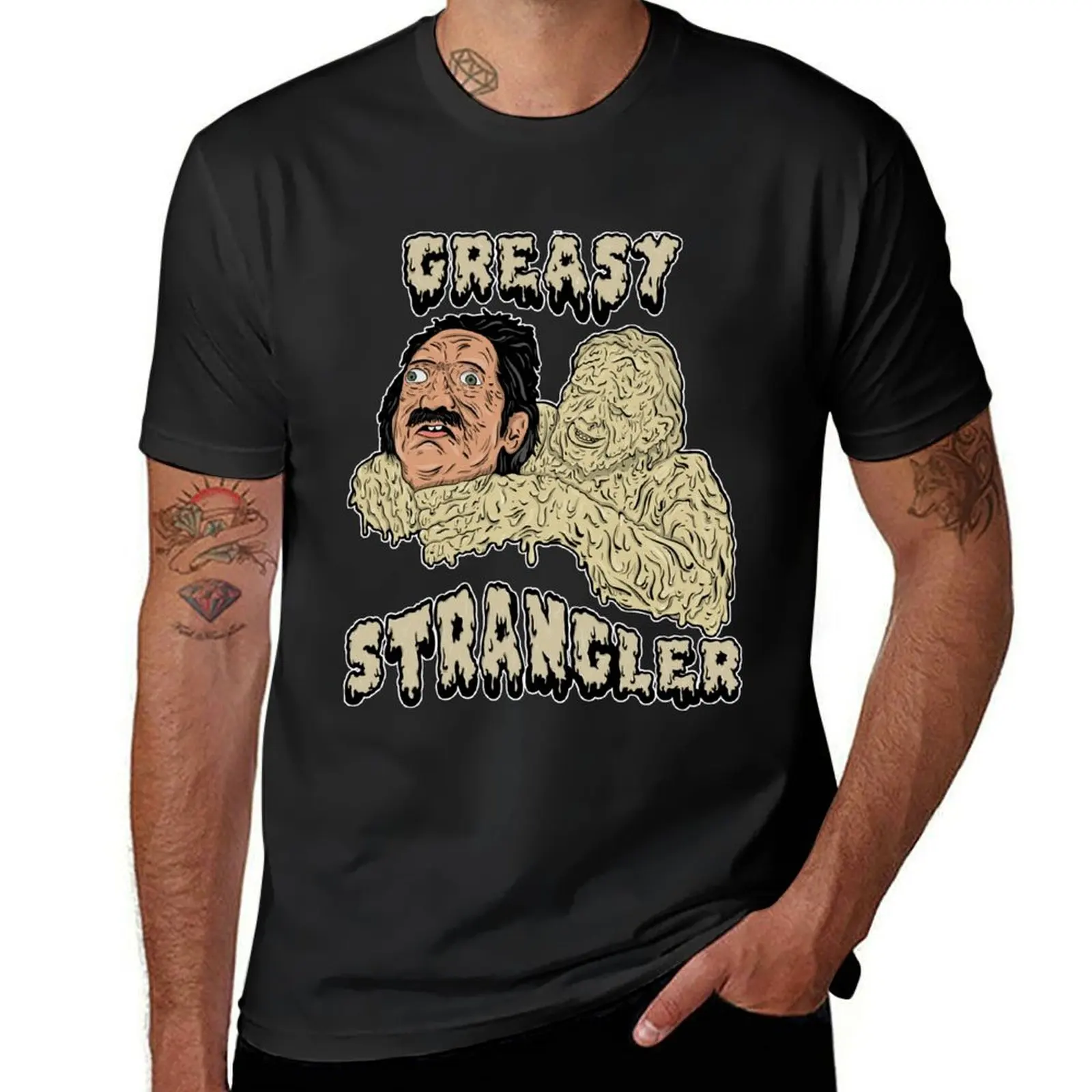the-greasy-strangler-T-Shirt-customizeds-Short-sleeve-tee-vintage ...