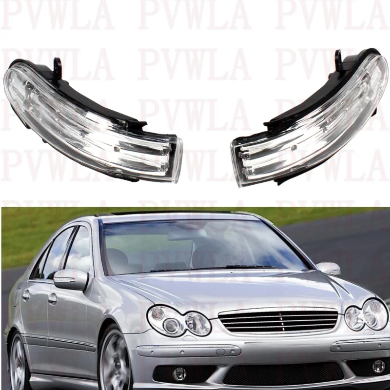 Mirror-Turn-Signal-Lights-Indicator-With-LED-Bulbs-A2038201521 ...