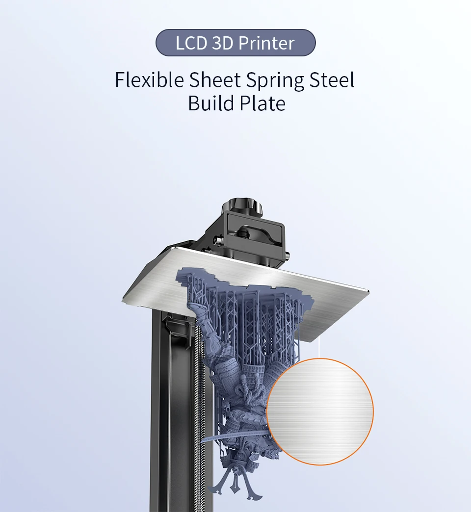 Spring Steel Flexible Build Plate Sheet Magnetic Base For UV Resin ...