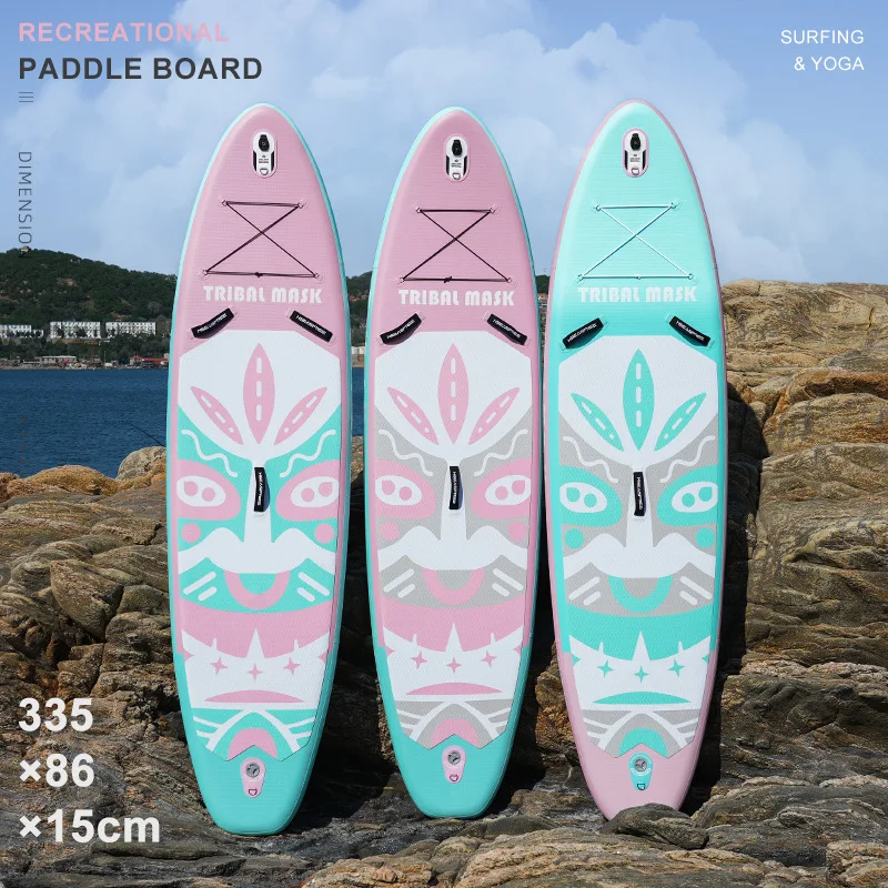 Sup paddle board, PVC surfboard, standing racing water skateboard ...