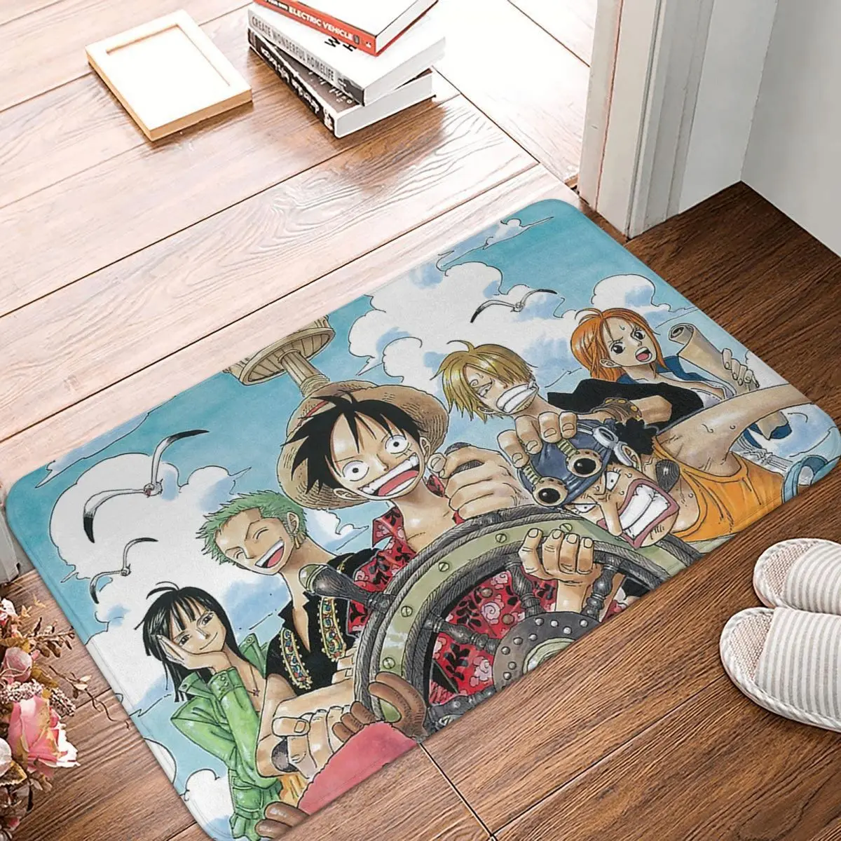 One Piece Monkey D Luffy Nami Sanji Non-Slip Carpet Mat | One piece ...
