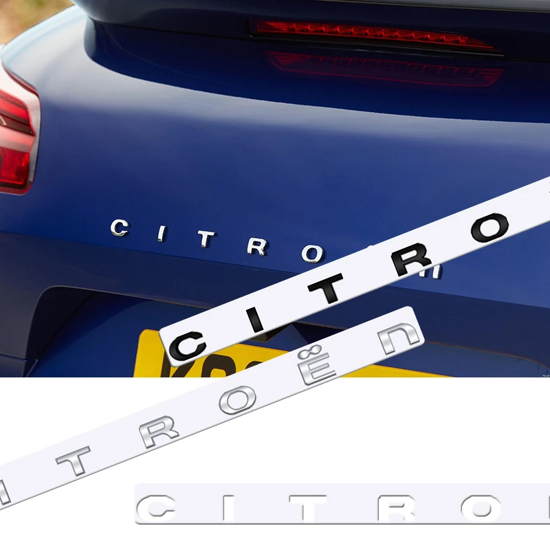 Letras ABS para Citroen C3 BX Jumper ZX Xsara CX GQ C5 C1 C4 Saxo DS2 ...