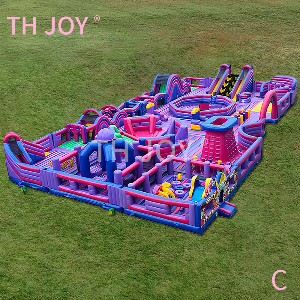 20x15m-Custom-giant-Inflatable-Bouncer-Castle-Slides-inflatable-wipeout ...