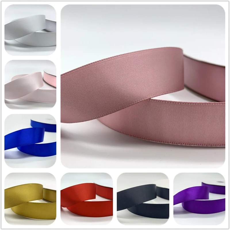 5yards/lot 6/10/15/20/25/38/50mm Silk Satin Ribbon Polyester Ribbon For ...