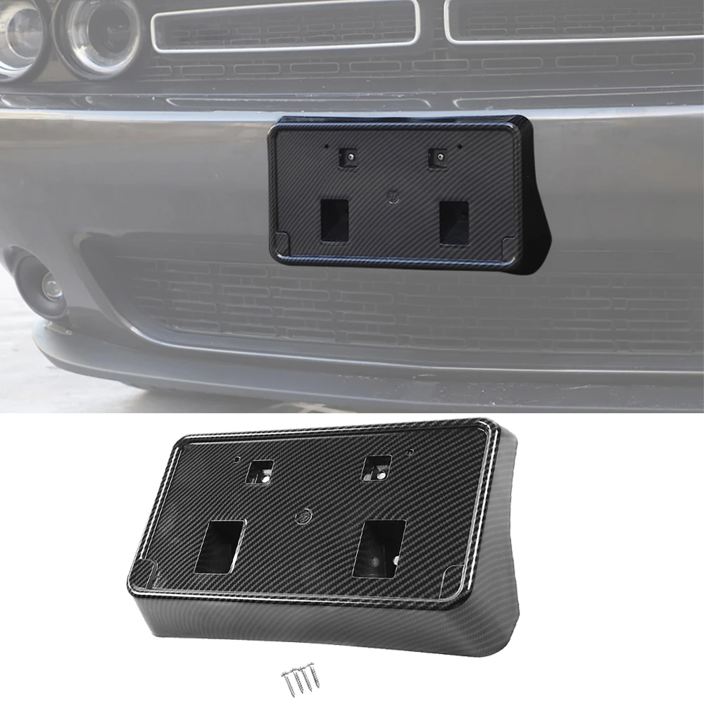 Front-Bumper-License-Plate-Holder-Mounting-Bracket-for-Dodge-Challenger ...