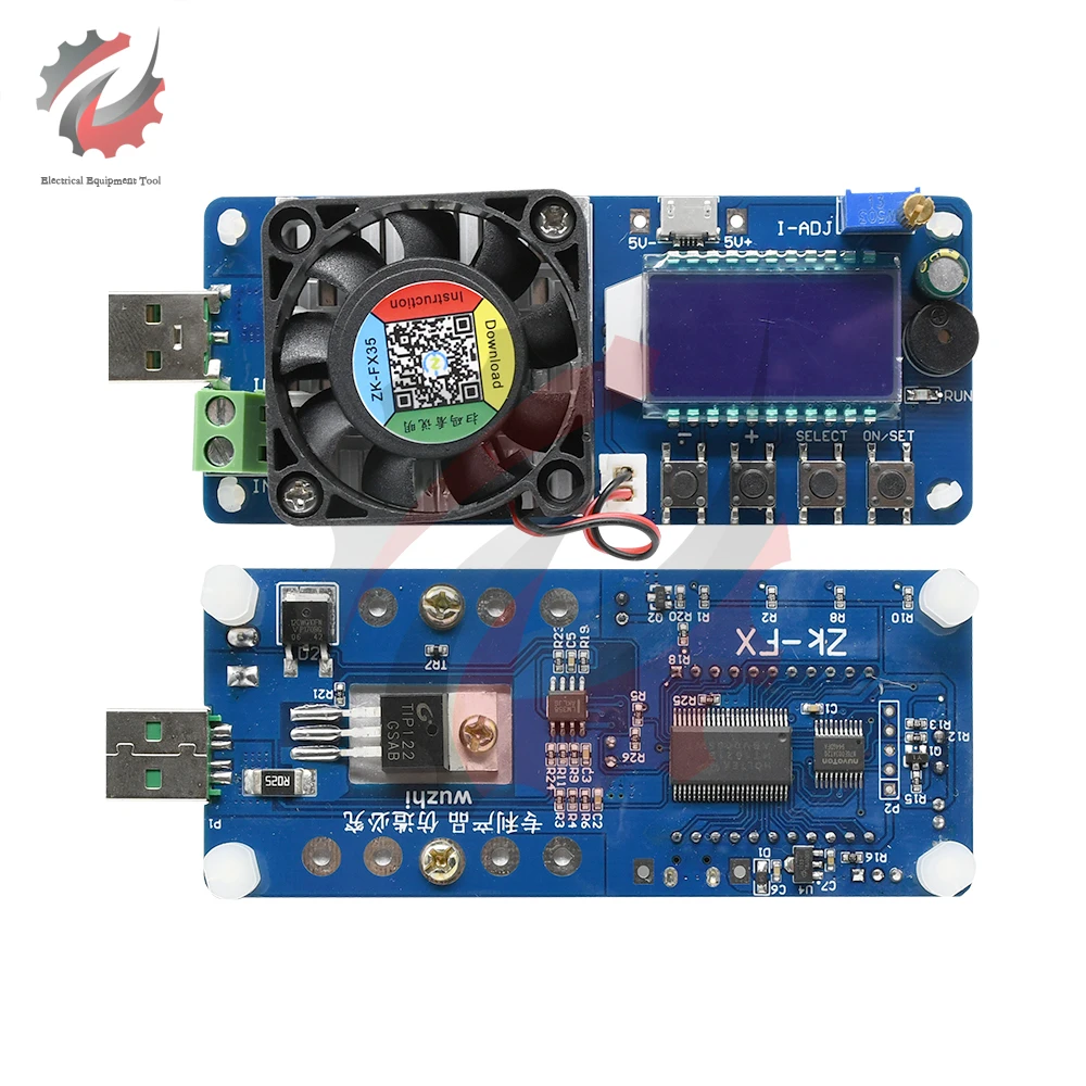25W-4A-35W-5A-Electronic-Load-Current-Voltage-Power-Tester-USB ...