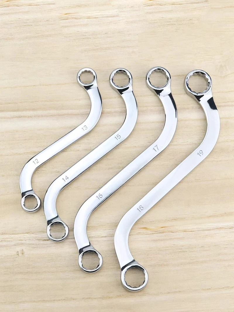 5Pc-S-C-Type-Combination-Ring-Spanner-Inner-12-Point-Box-End-Wrench-10 ...