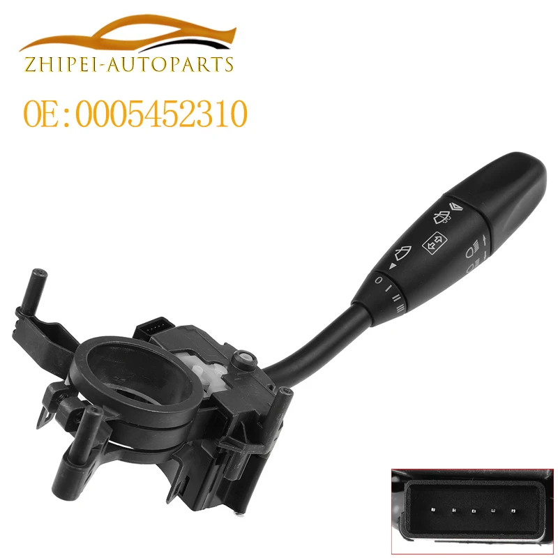 Steering-Column-Turn-Signal-Indicator-Wiper-Stalk-Switch-Car-0005452310 ...