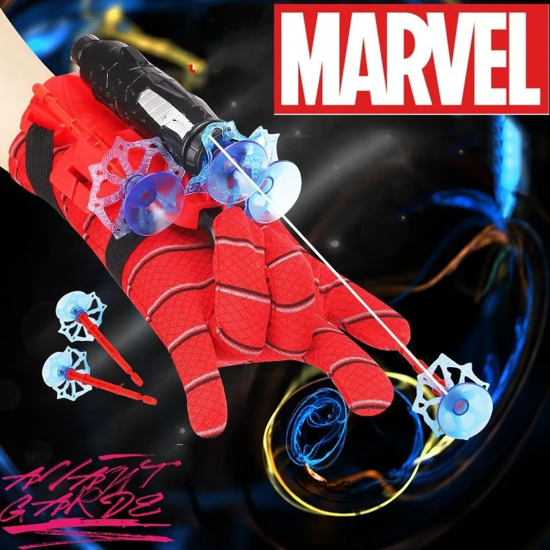 Marvel-SpiderMan-Action-Toys-Super-Hero-Launcher-Rotat-Launcher-Soft ...