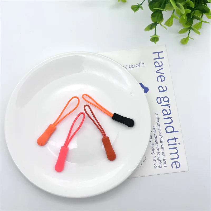 100pcs-Orange-Collection-Zipper-Pull-Puller-Tag-Replacement-Clip-Broken ...