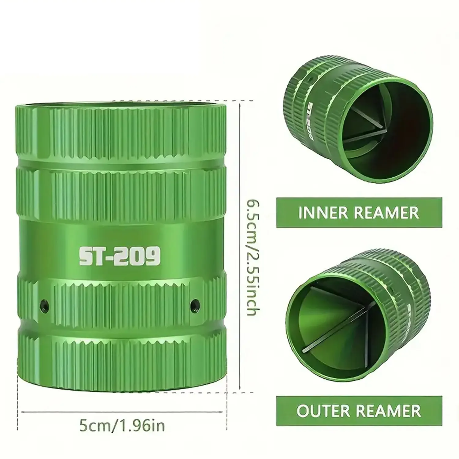 Metal Pipe Reamer for Copper PVC Pipe Deburring Tool PlumbingTools 1/4 ...