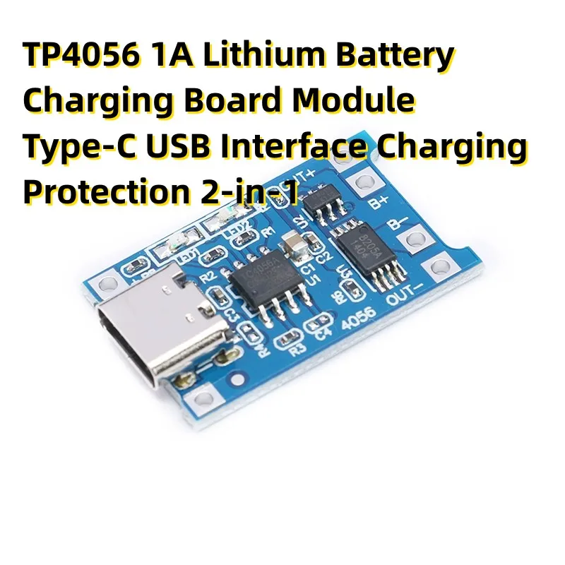 5pcs-TP4056-1A-Lithium-Battery-Charging-Board-Module-Type-C-USB ...