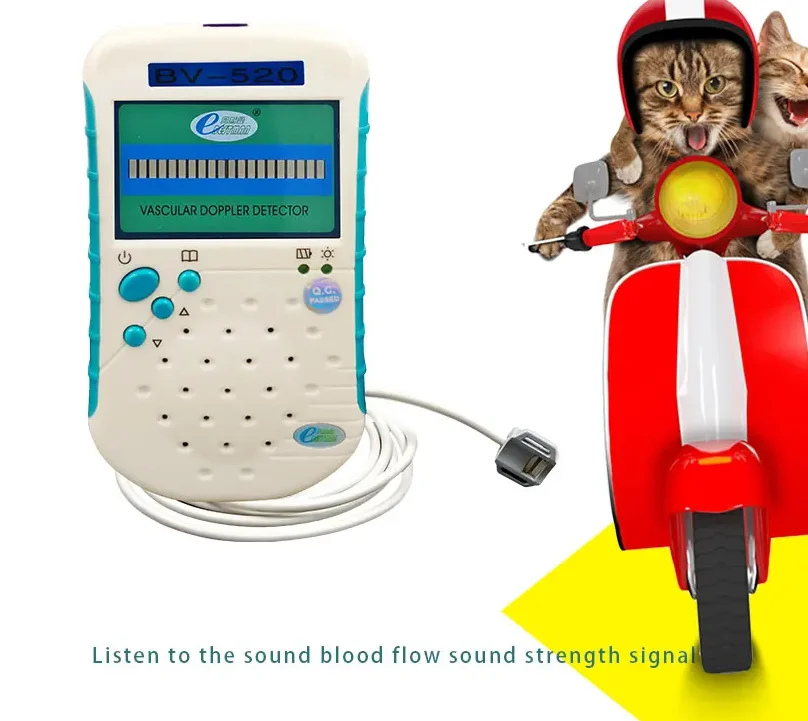 Pet-Blood-Velocity-Portable-Veterinary-Heart-Rate-Detector-with-9MHz ...