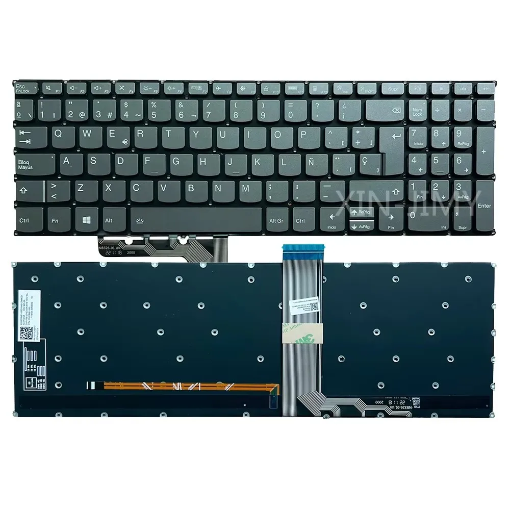 Spanish Backlit Keyboard for Lenovo ThinkBook 15 G5 ABP IRL 21JF 21JD ...
