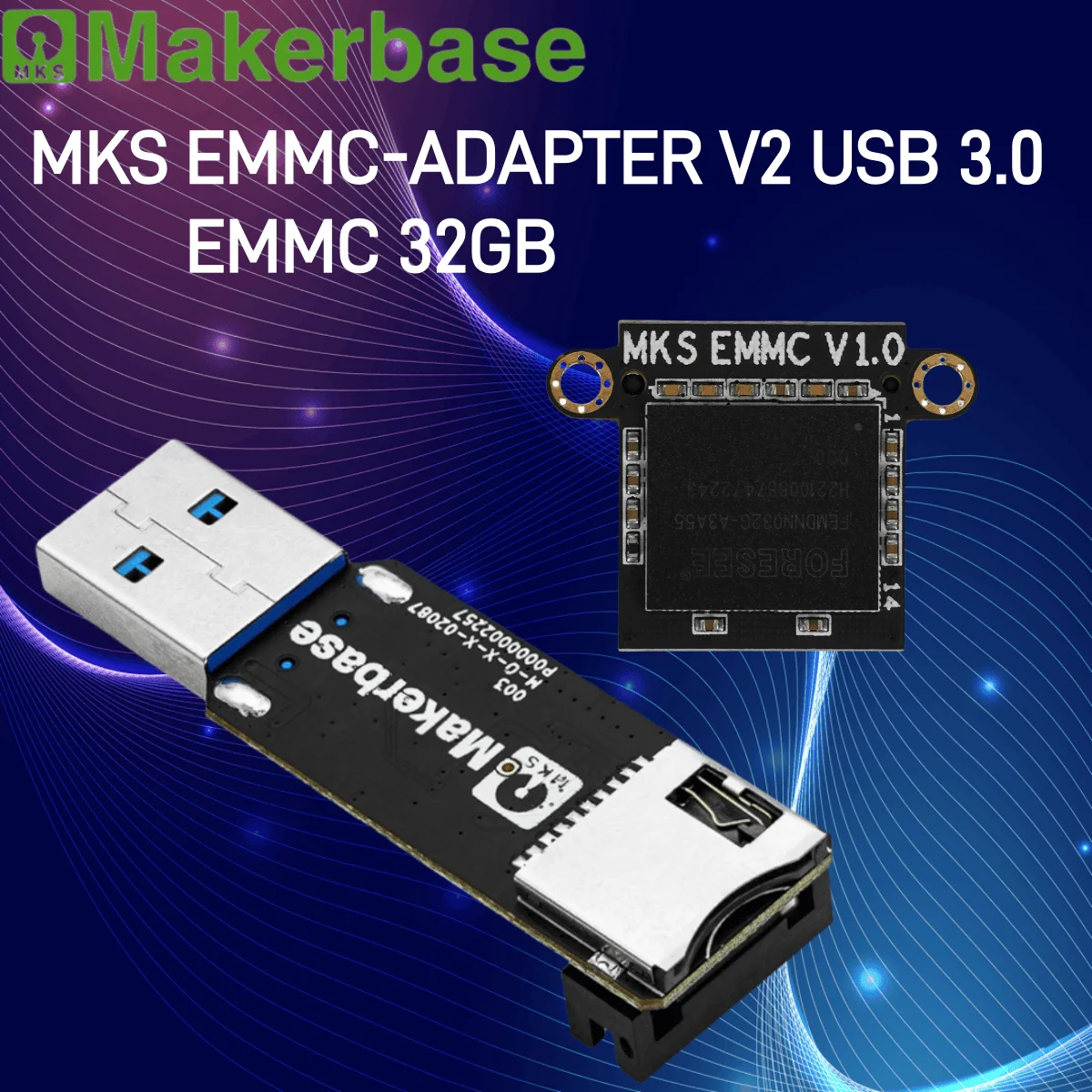 Makerbase MKS EMMC Module Micro SD 32GB TF Card For KLP1/ KP3S Pro V2 ...