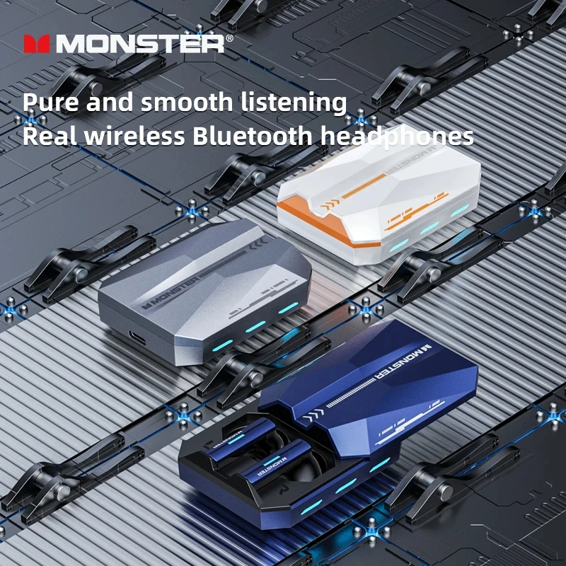 Monster-Original-Sem-Fio-Bluetooth-Fones-De-Ouvido-Redu-o-De-Ru-do ...