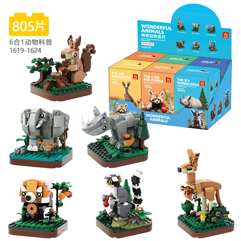6in1-Wange-Blocks-Koala-Animal-Rabbit-Building-Bricks-for-Boy ...